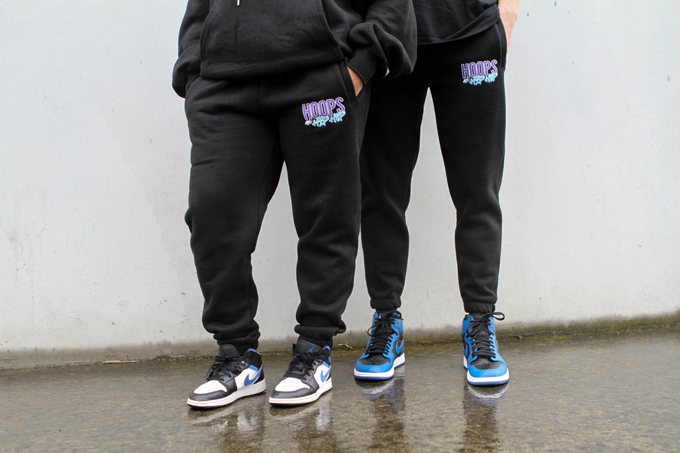 Hoops Embroidered Heavy Trackpants – Hoops & Hip Hop